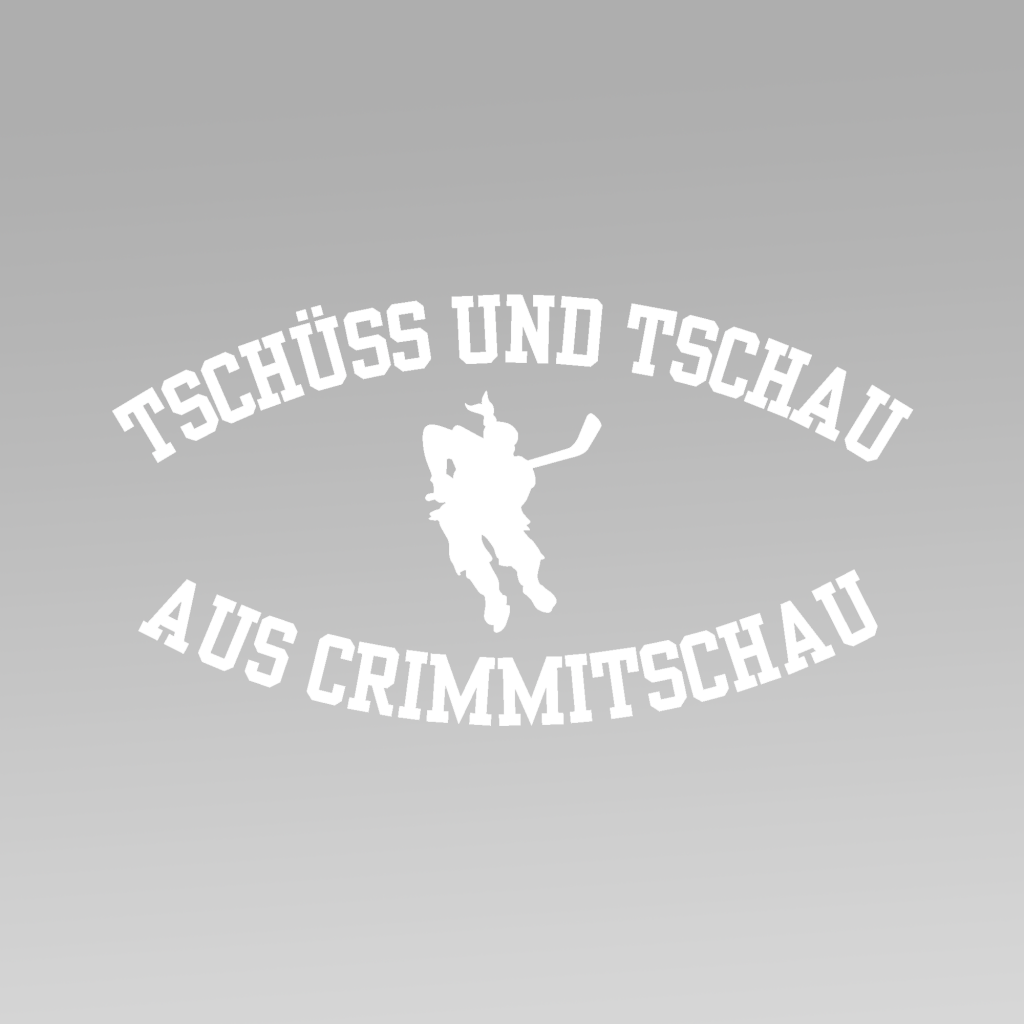 Autoaufkleber Tschüss und Tschau weiß